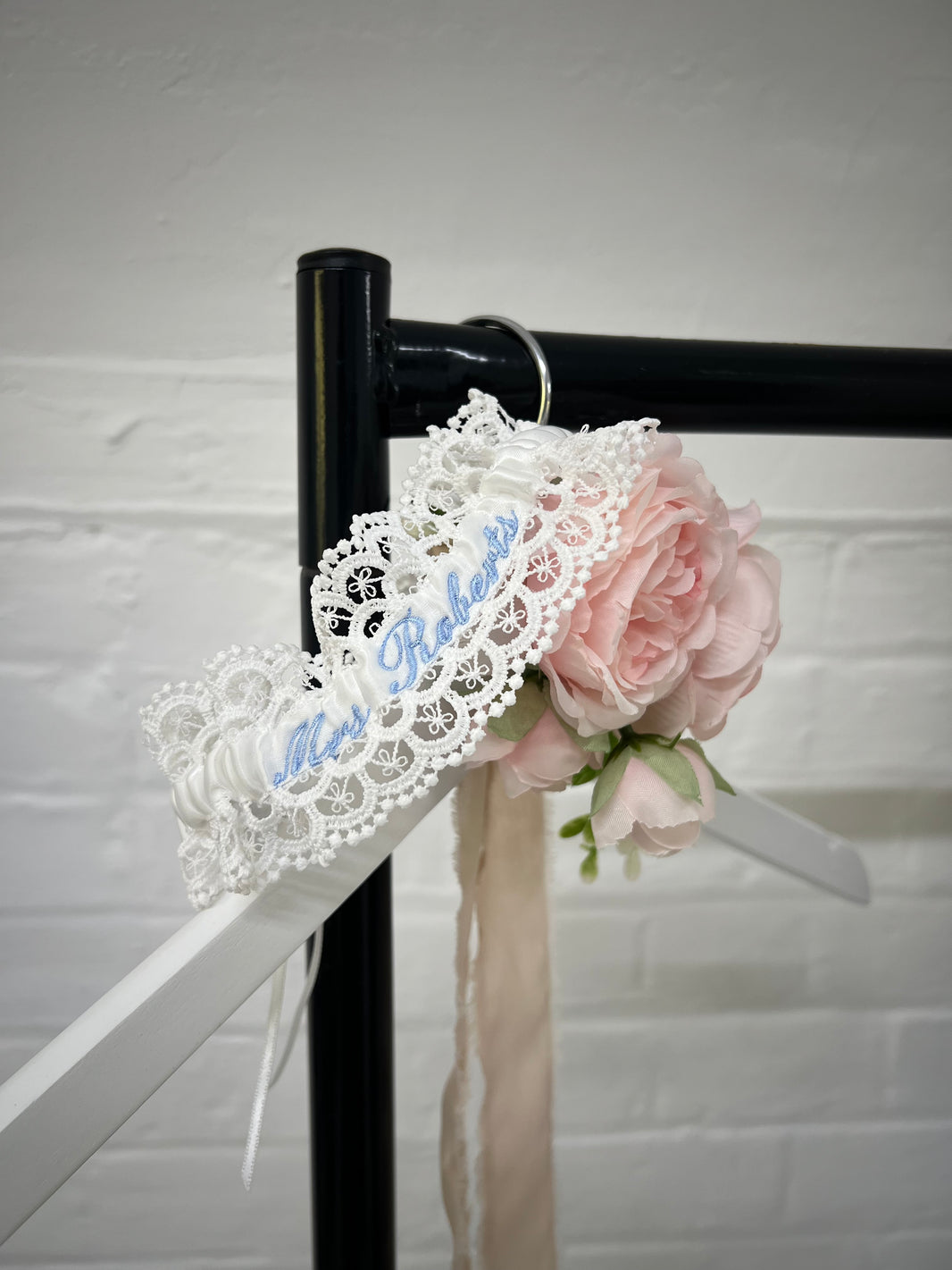 Personalised Bridal Embroidery, Wedding Day Keepsake, Custom Details ...